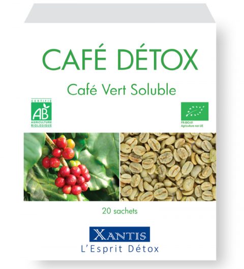 Avec CAFÉ DÉTOX, café vert soluble 100% biologique, Xantis propose une ...