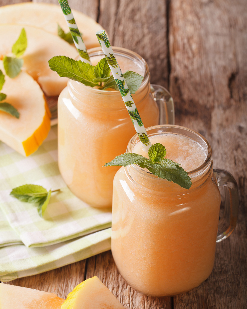 Recette végétalienne de smoothie melon bio Géranium - L'écolomag